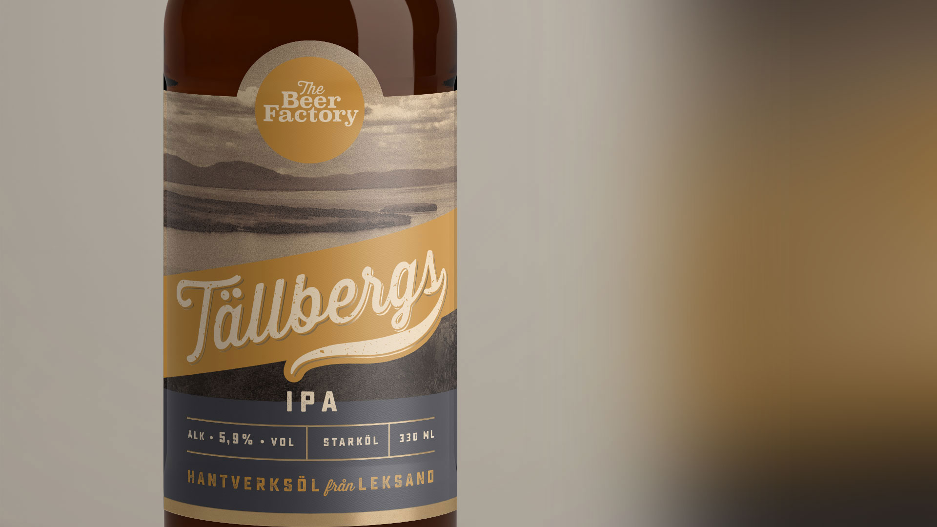 Tällbergs IPA / Label design